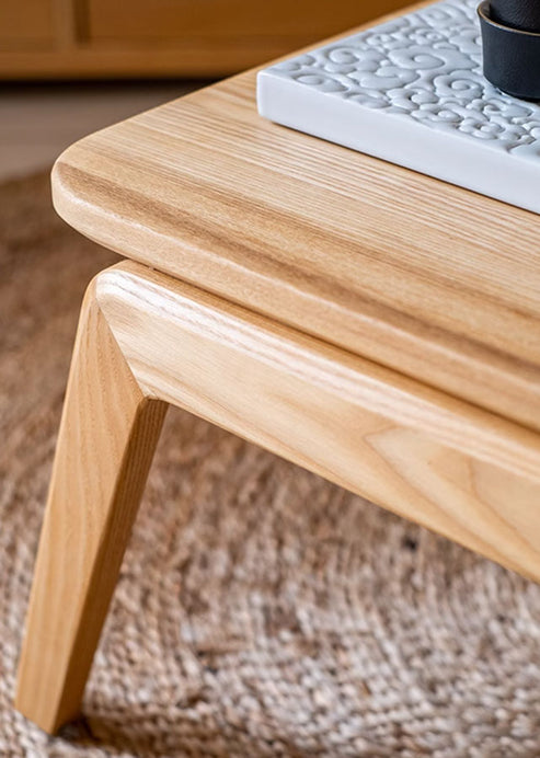 Simple Solid Wood Low Table / Chabudai – nichinichi