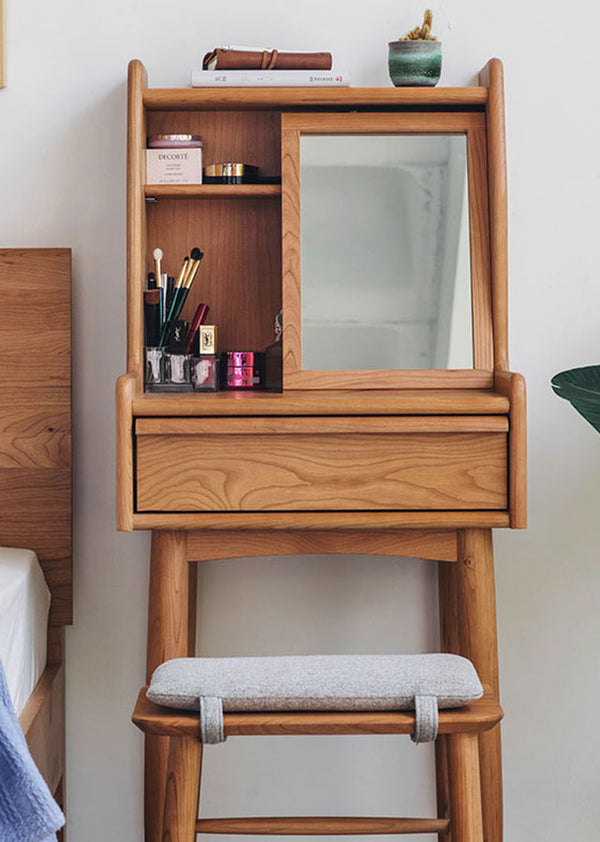 Orkos Solid Wood Dresser Stool – nichinichi